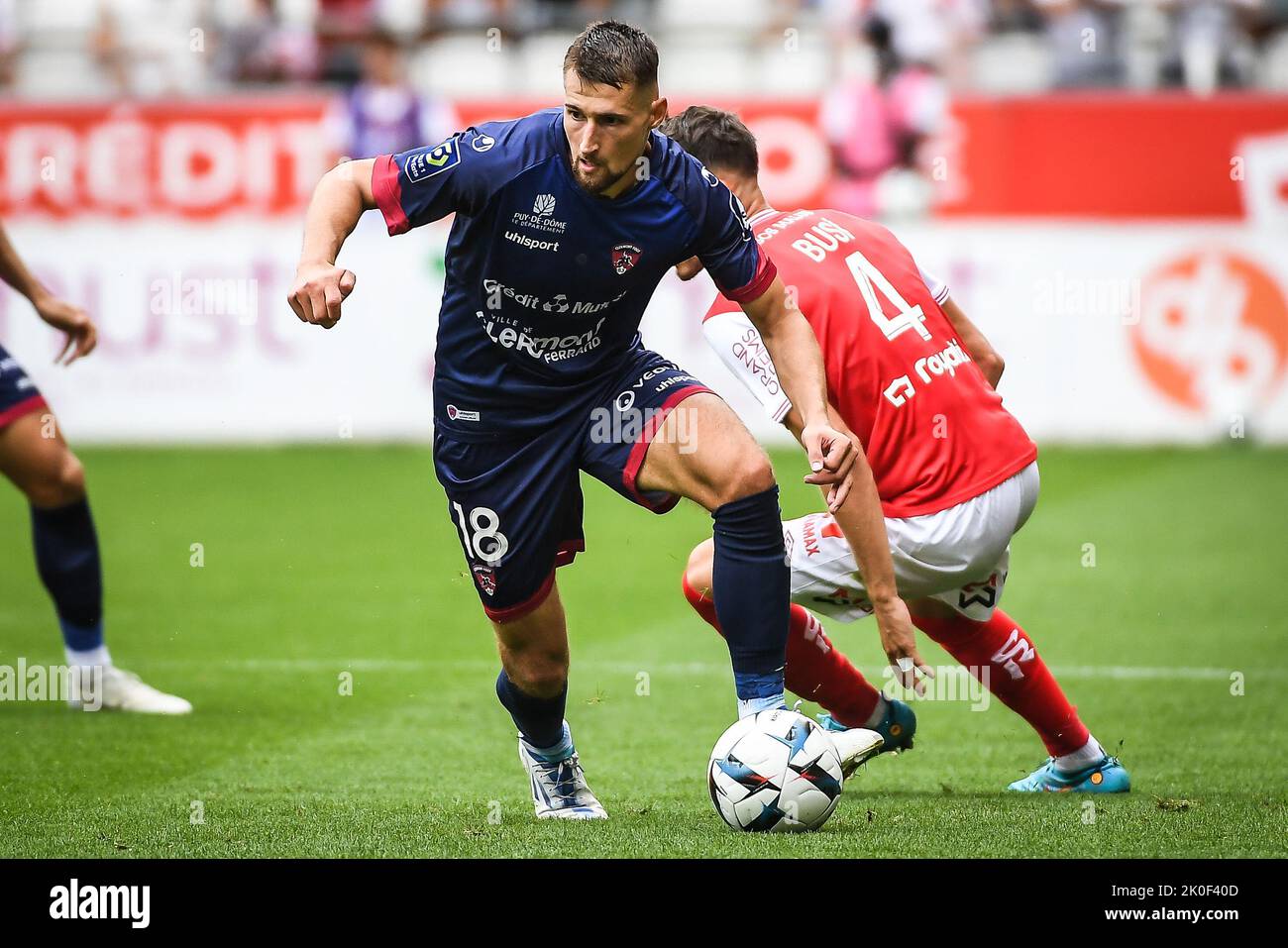 Elbasan RASHANI of Clermont during the French championship Ligue 1 ...