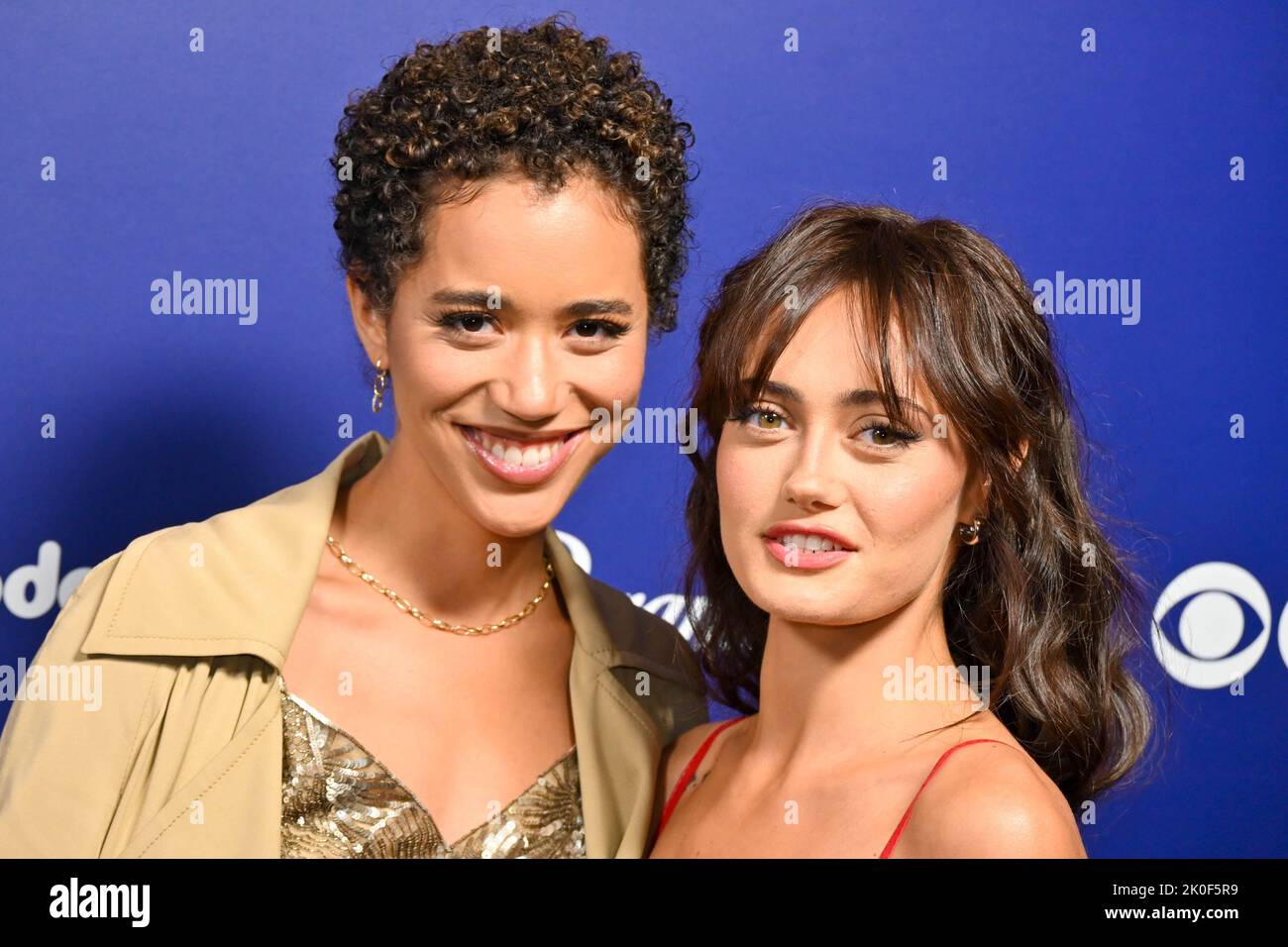 Jasmin Savoy Brown and Ella Purnell attend the 2022 Paramount Emmy ...