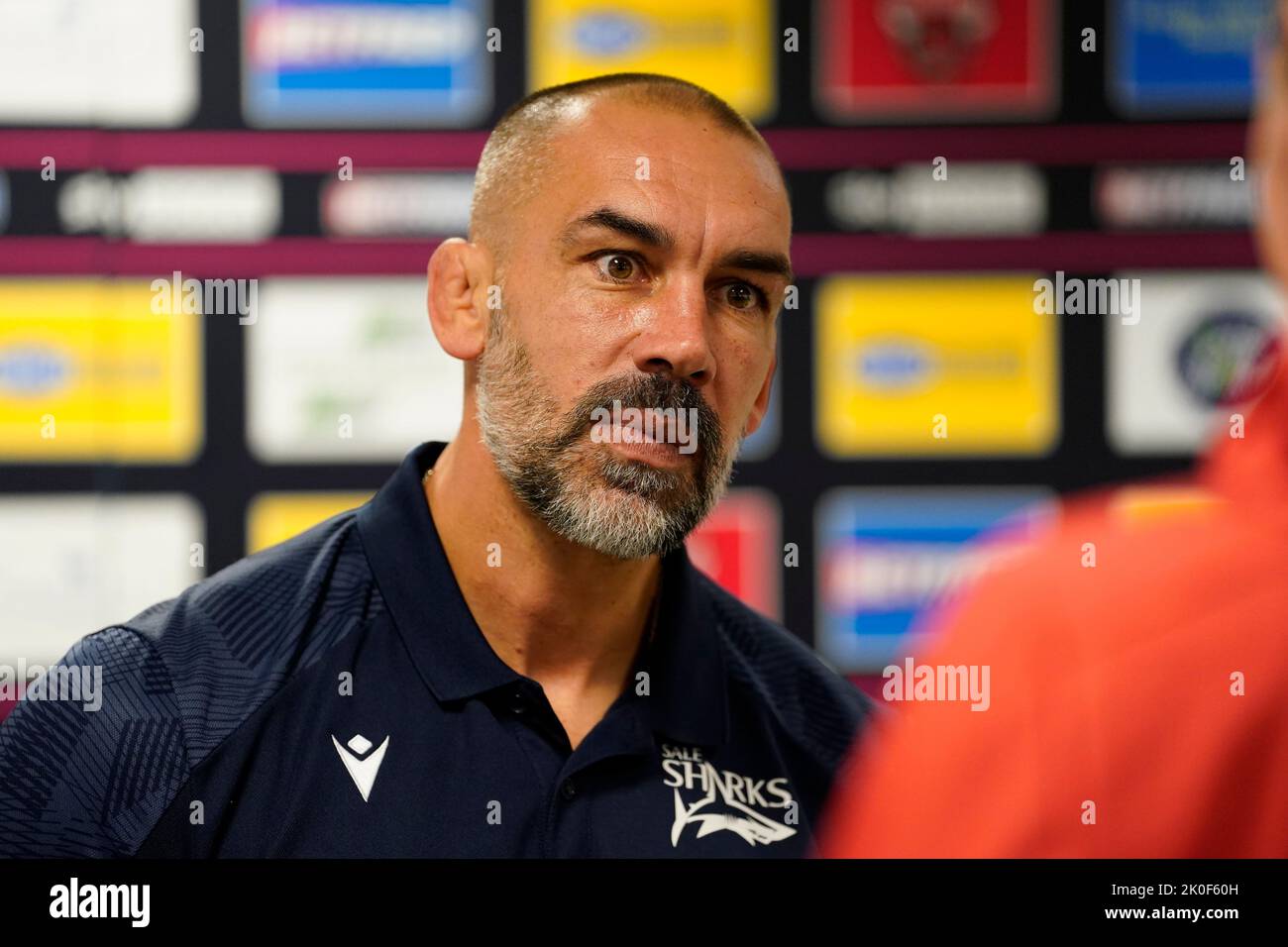 Eccles, UK. 20th May, 2016. Sale Sharks Director of Rugby Alex ...