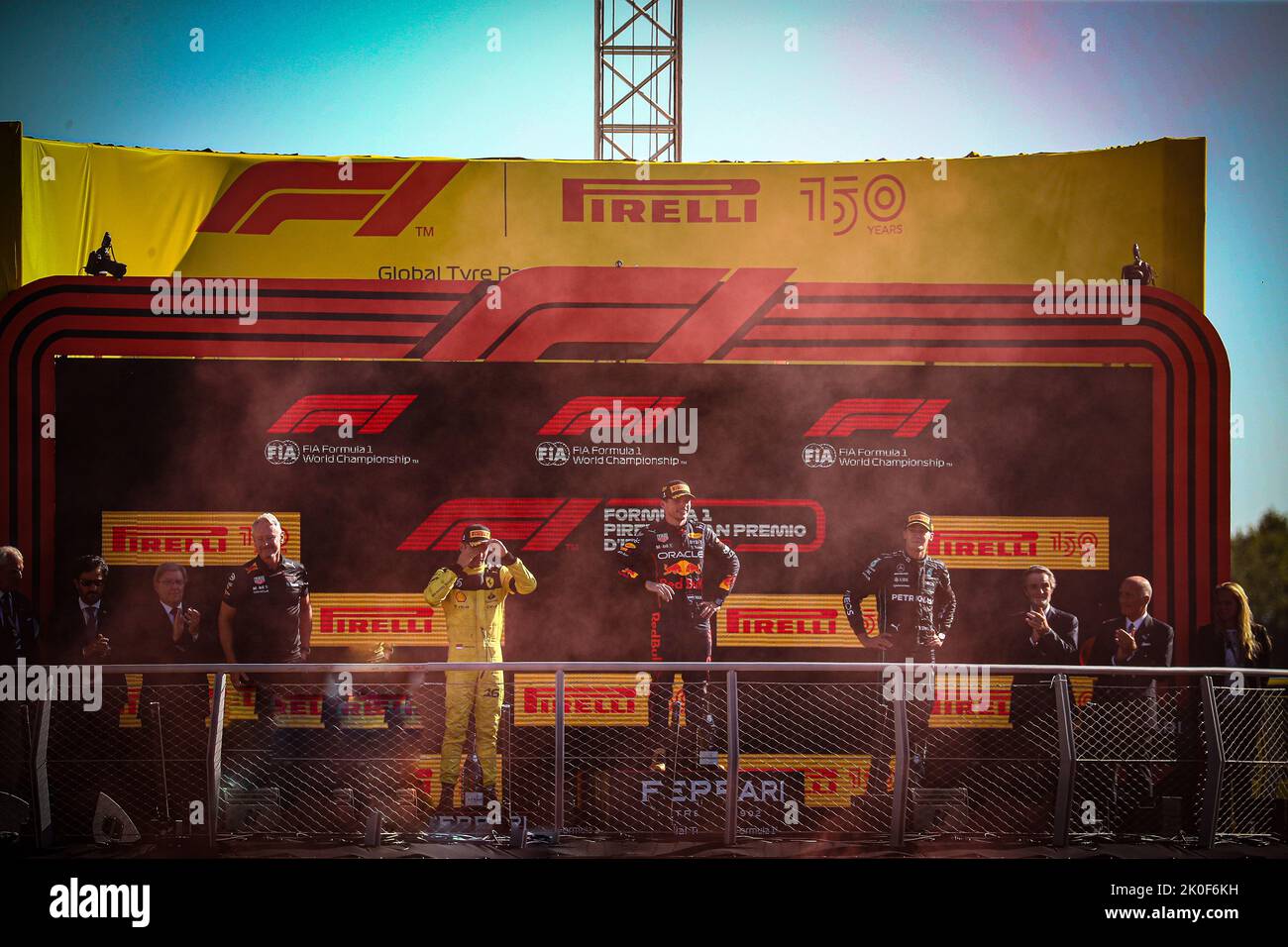 Podium during the Italian GP, 8-11 September 2022 at Monza track ...