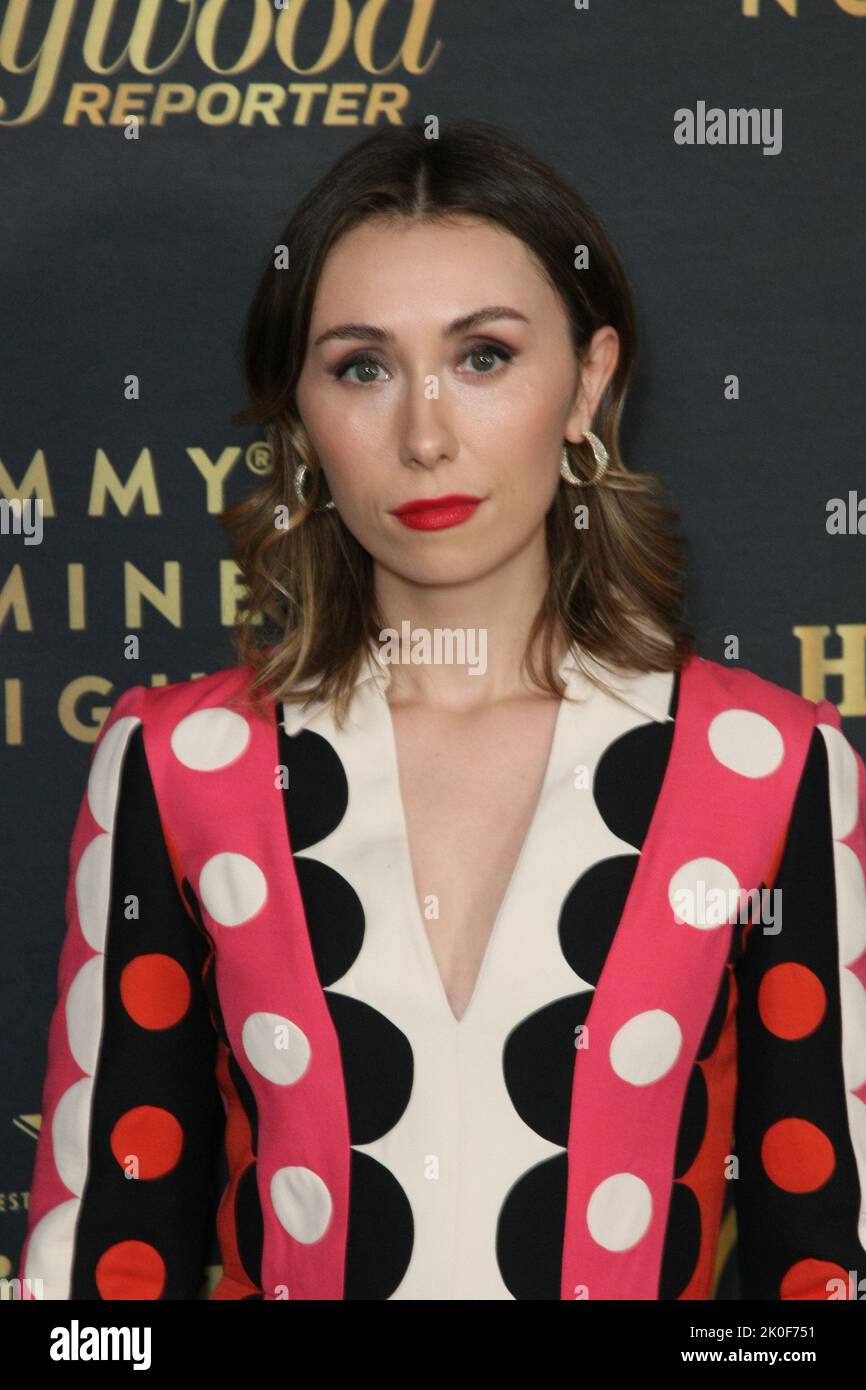 Caitlin Reilly attends The Hollywood Reporter Emmy Party on September ...
