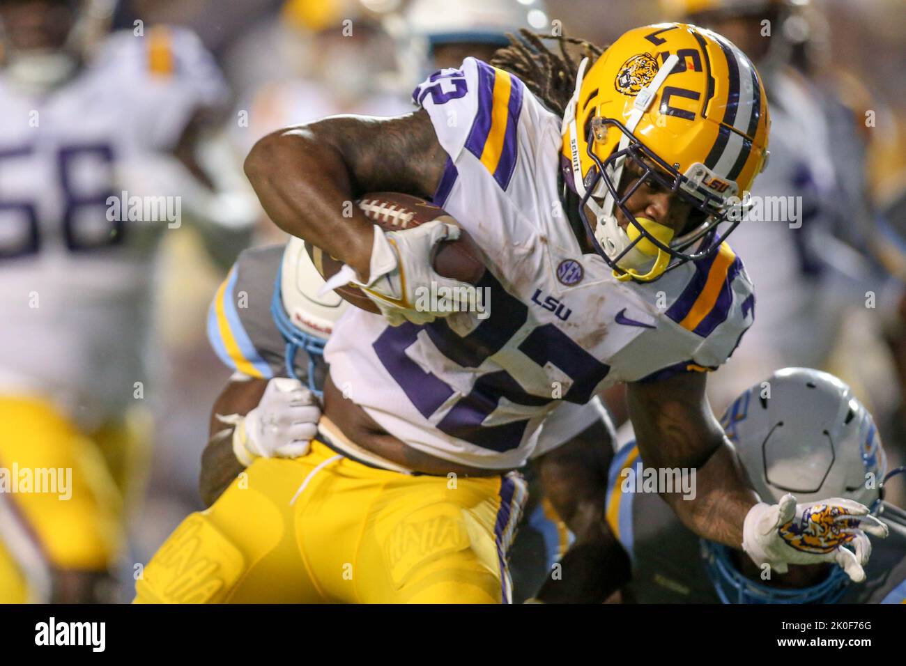 Baton Rouge, LA, USA. 10th Sep, 2022. LSU running back Armoni Goodwin ...