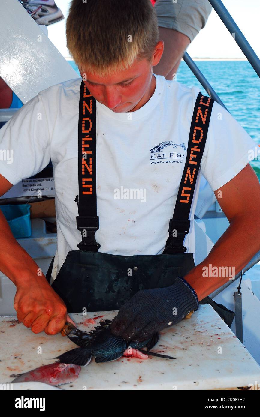 Fish man boat hi-res stock photography and images - Alamy