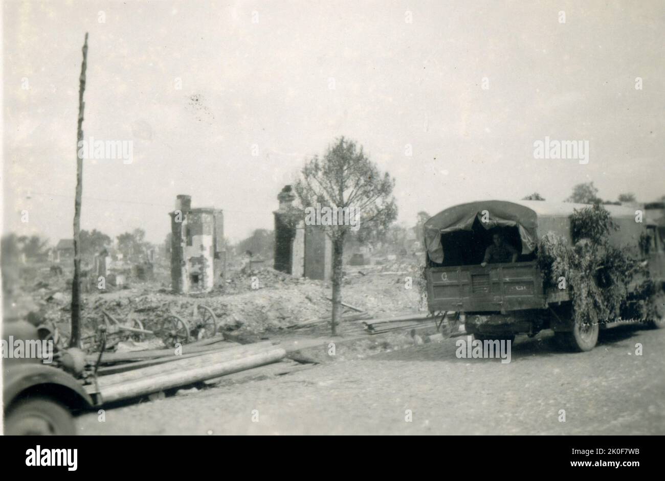 WW2 German Army Convoy in Russia during Operation Barbarossa. 1942-43 ...