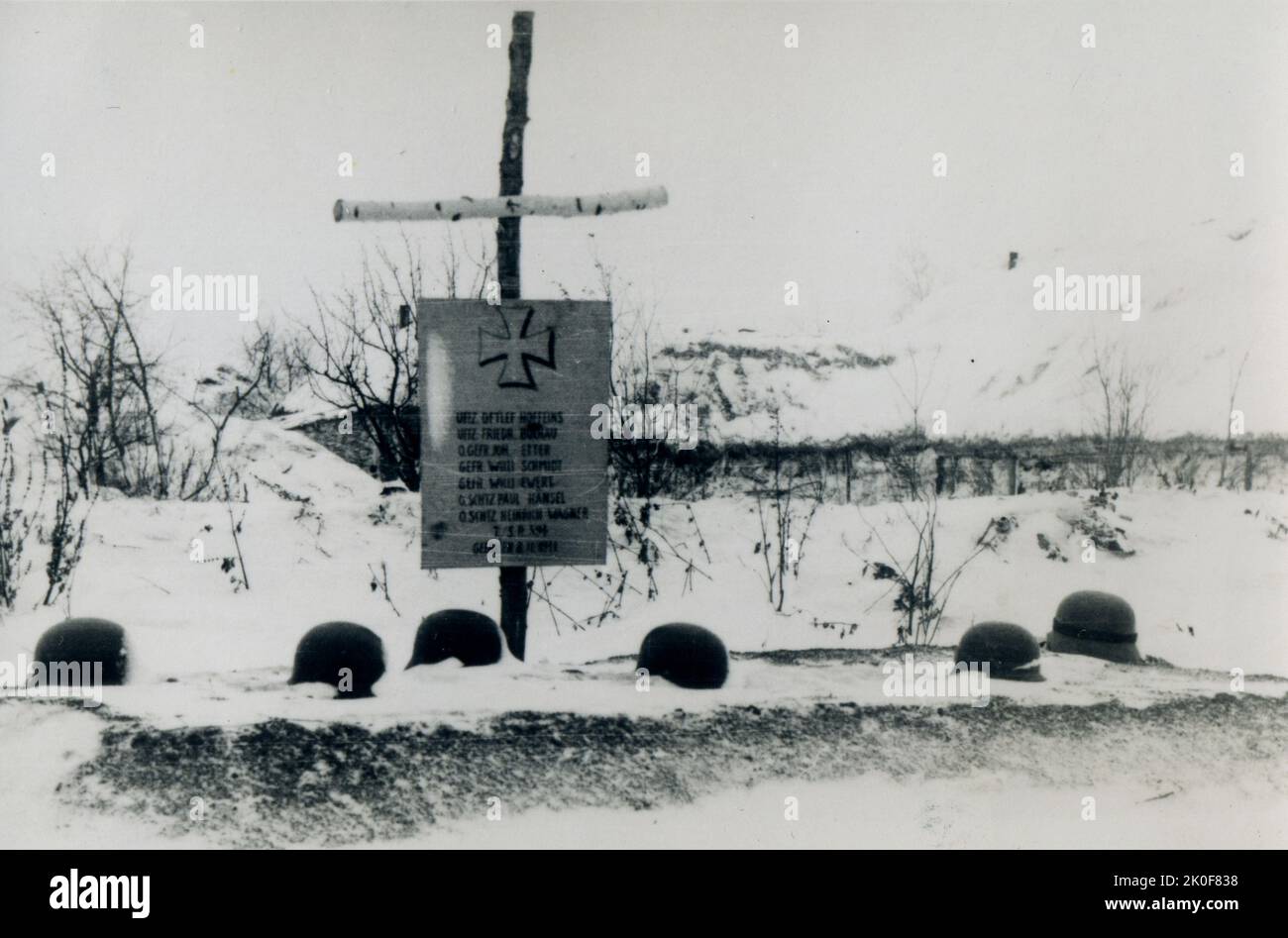 Operation Barbarossa - German Invasion of Russia, 1941 - grave of ...