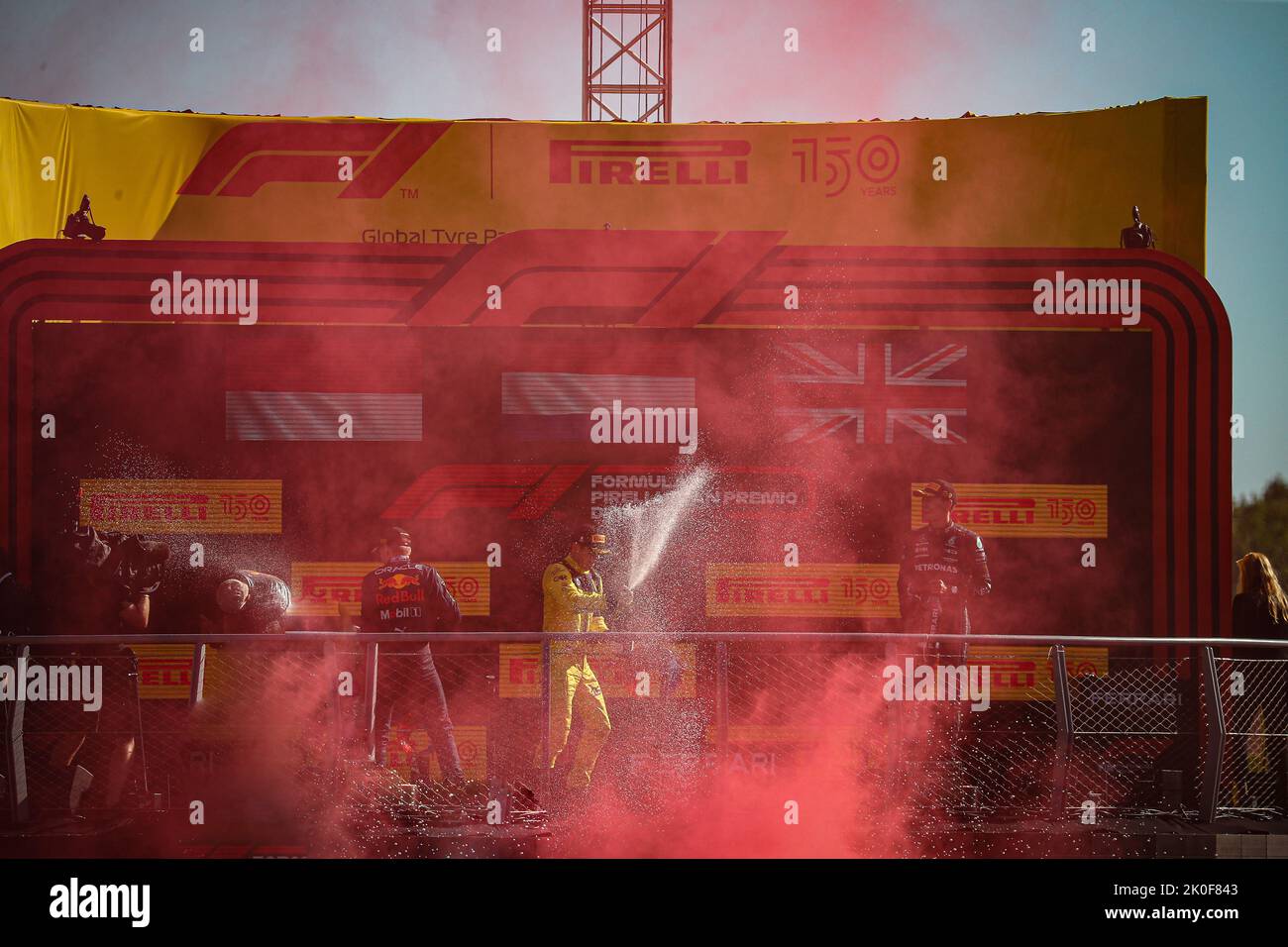 Podium during the Italian GP, 8-11 September 2022 at Monza track ...