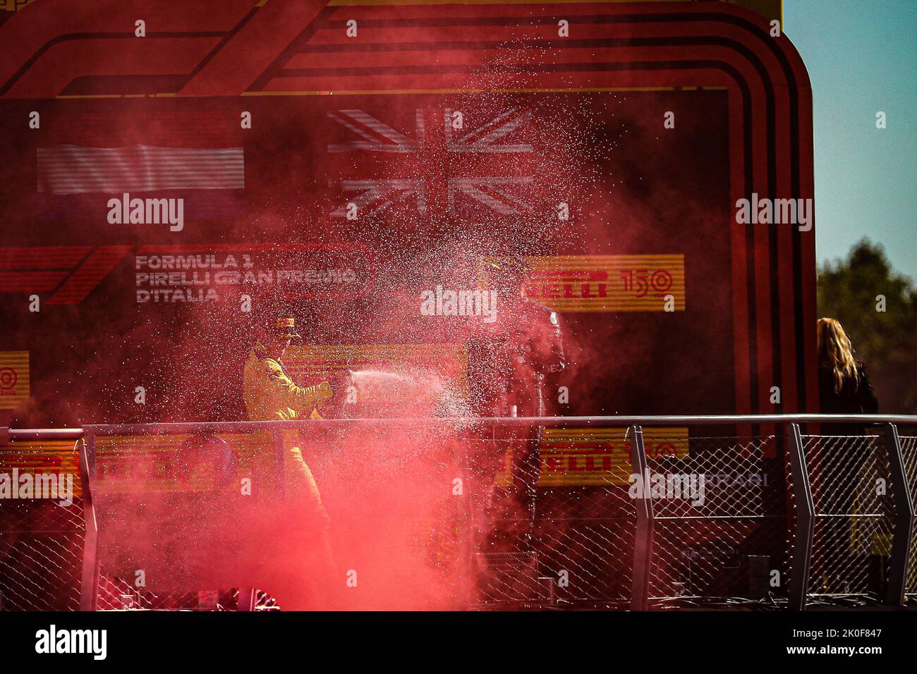 Podium during the Italian GP, 8-11 September 2022 at Monza track ...