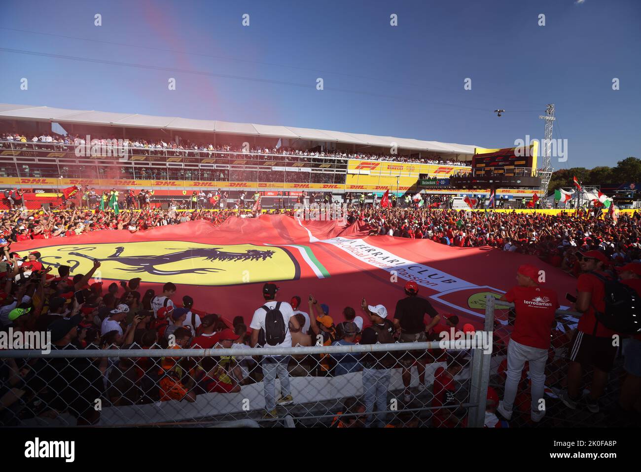 Monza, Italy. 11th Sep, 2022. MONZA, Italy, 11. September 2022; Large ...
