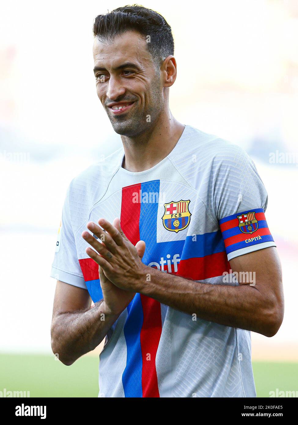 Sergio Busquets of FC Barcelona during the La Liga match between Cadiz ...