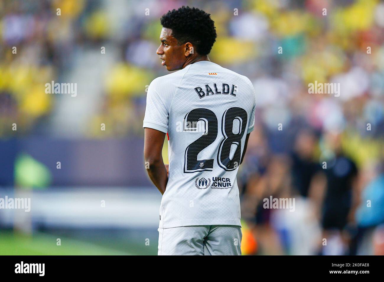 Alex Balde of FC Barcelona during the La Liga match between Cadiz CF ...