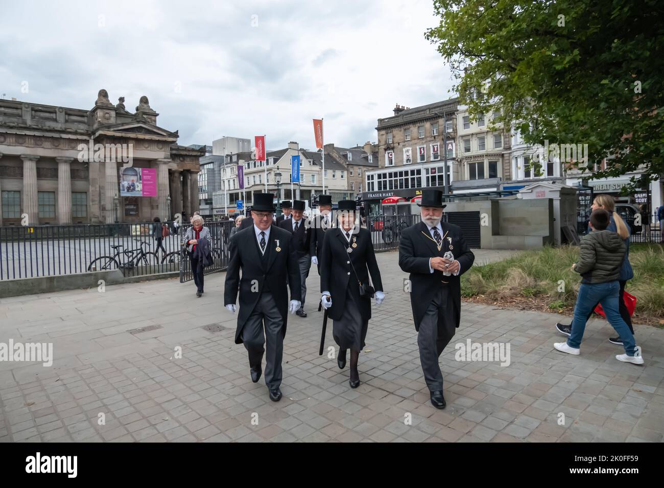 Edinburgh, Scotland, UK.11th September, 2022. Members of The Society of ...