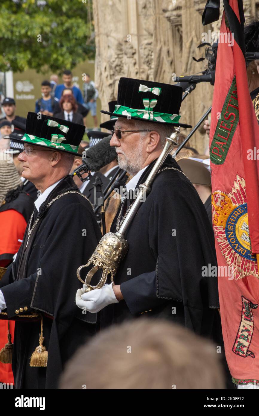 Exeter, Devon, UK. 11th Sep, 2022. Exeter Proclamation Ceremony For the ...