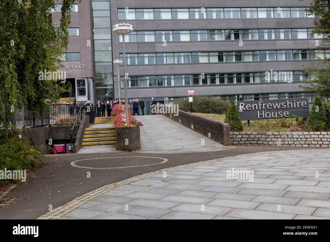 King Charles III Proclamation Ceremony Renfrewshire House Paisley Sept ...