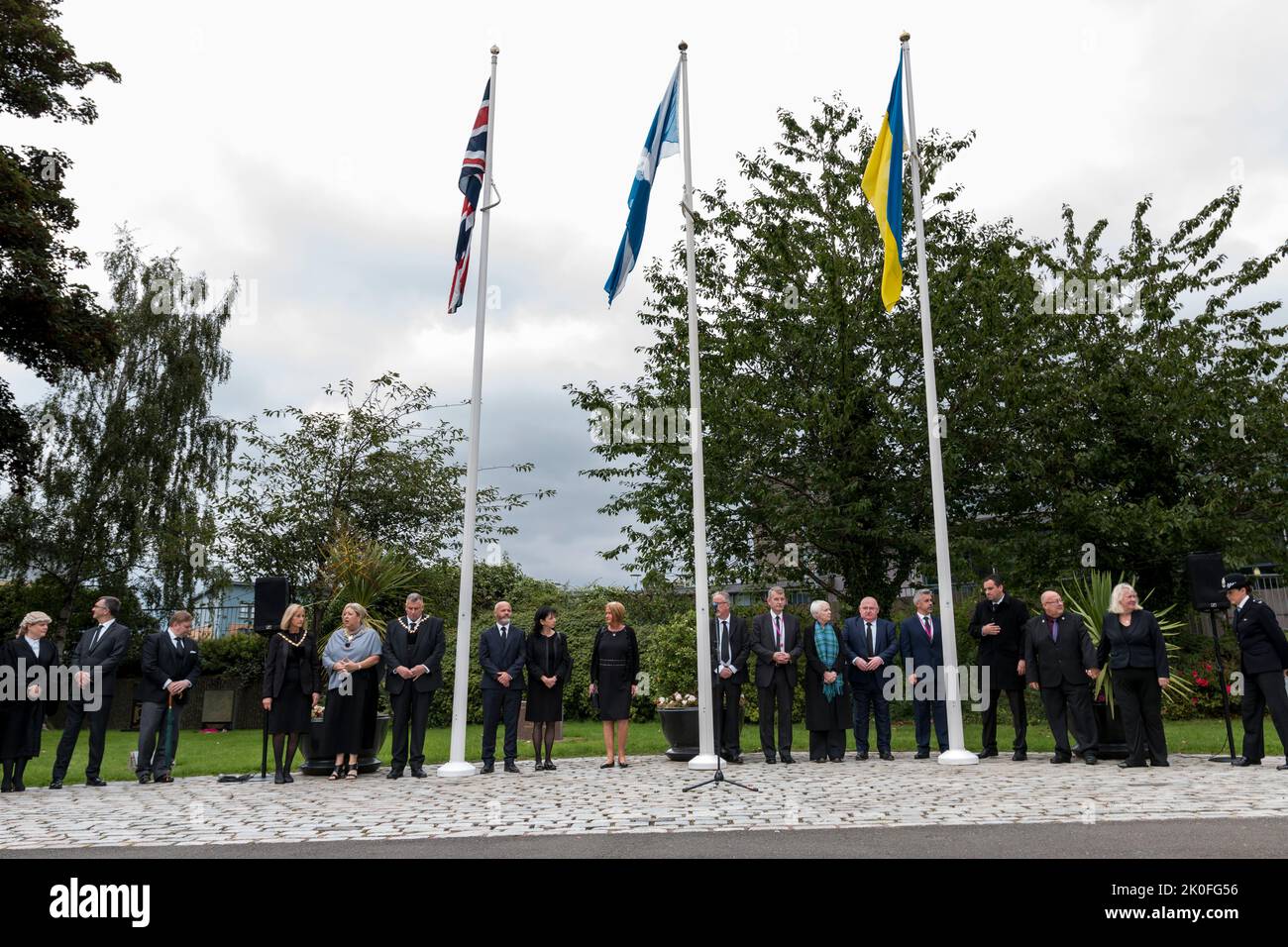 King Charles III Proclamation Ceremony Renfrewshire House Paisley Sept ...