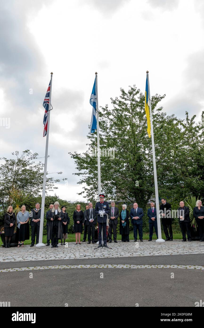King Charles III Proclamation Ceremony Renfrewshire House Paisley Sept ...