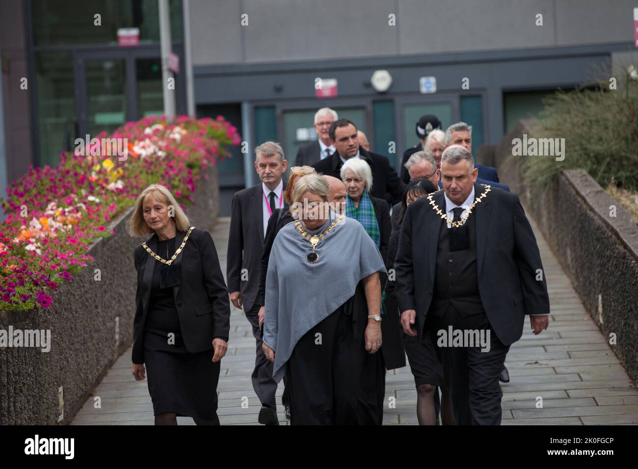 King Charles III Proclamation Ceremony Renfrewshire House Paisley Sept ...