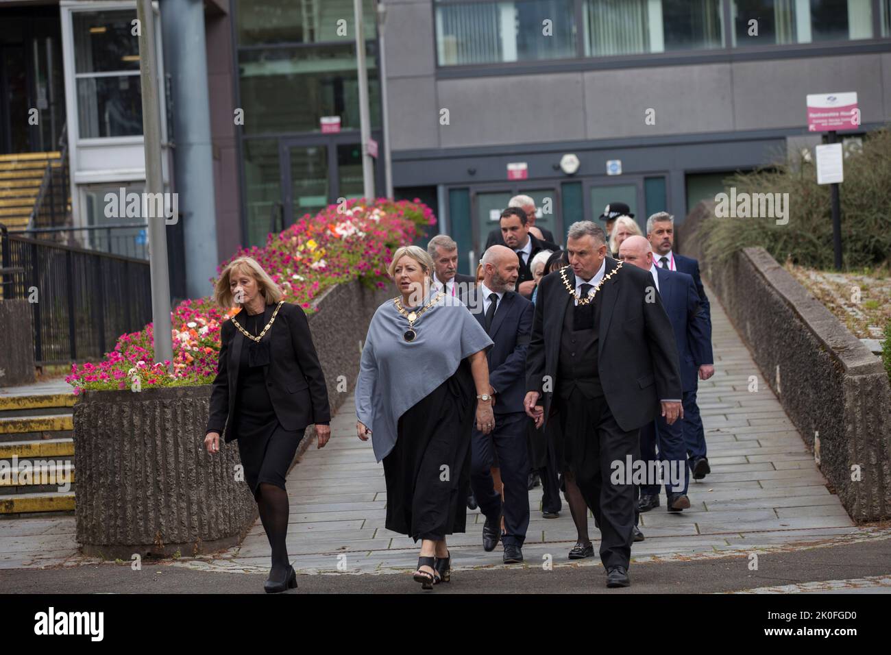 King Charles III Proclamation Ceremony Renfrewshire House Paisley Sept ...