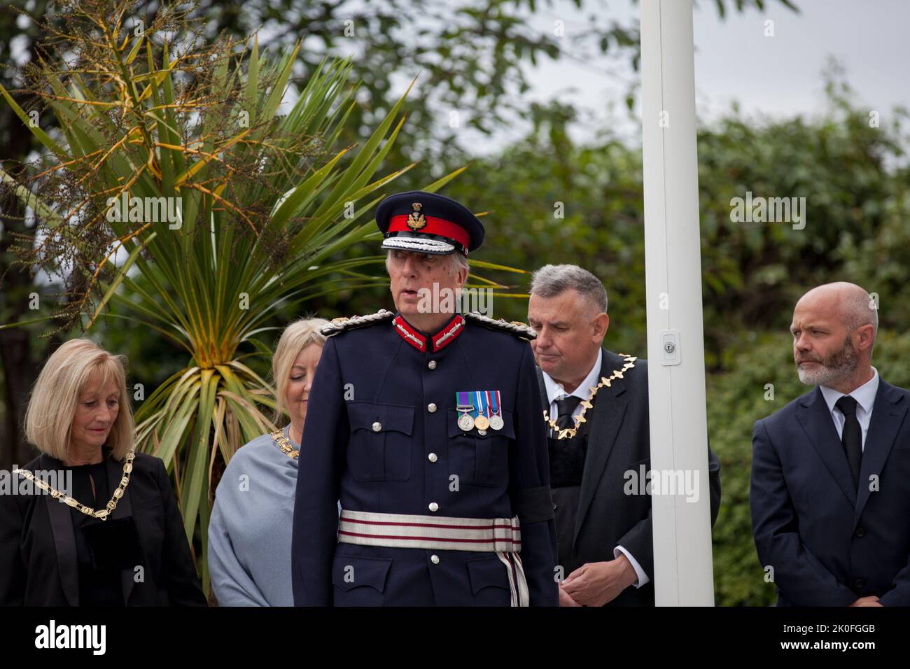 King Charles III Proclamation Ceremony Renfrewshire House Paisley Sept ...