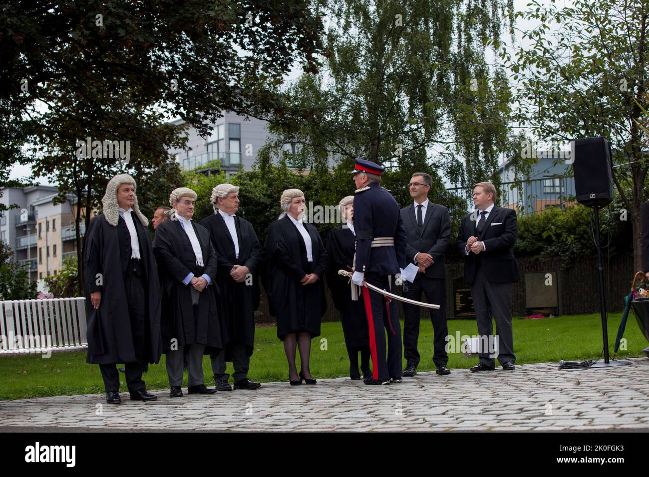 King Charles III Proclamation Ceremony Renfrewshire House Paisley Sept ...