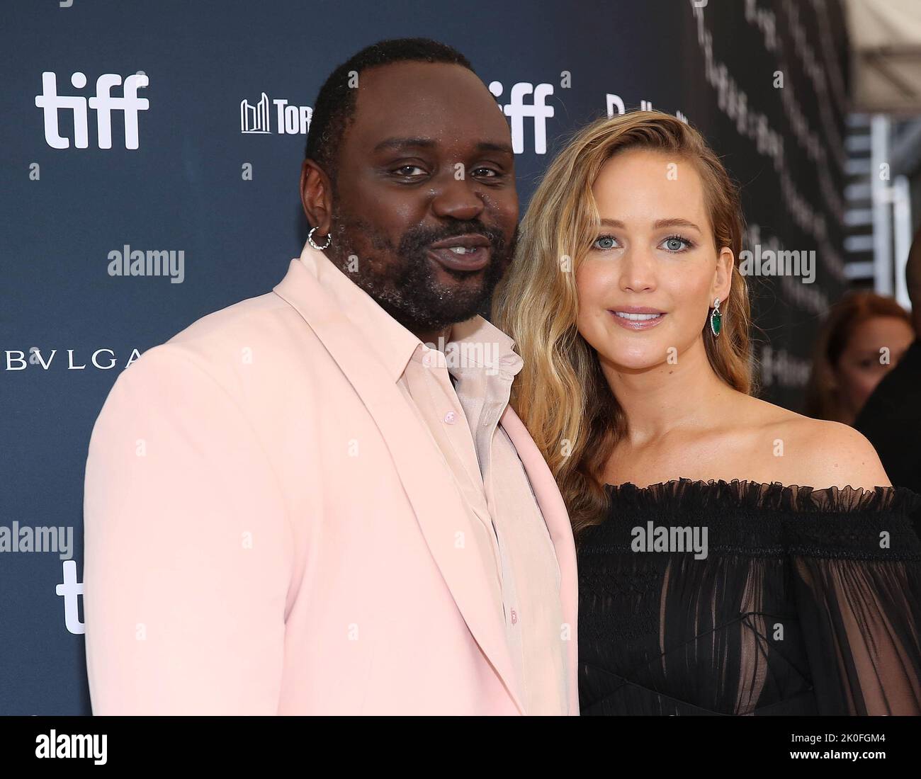 Jennifer Lawrence, Brian Tyree Henry attend the "Causeway" Premiere ...