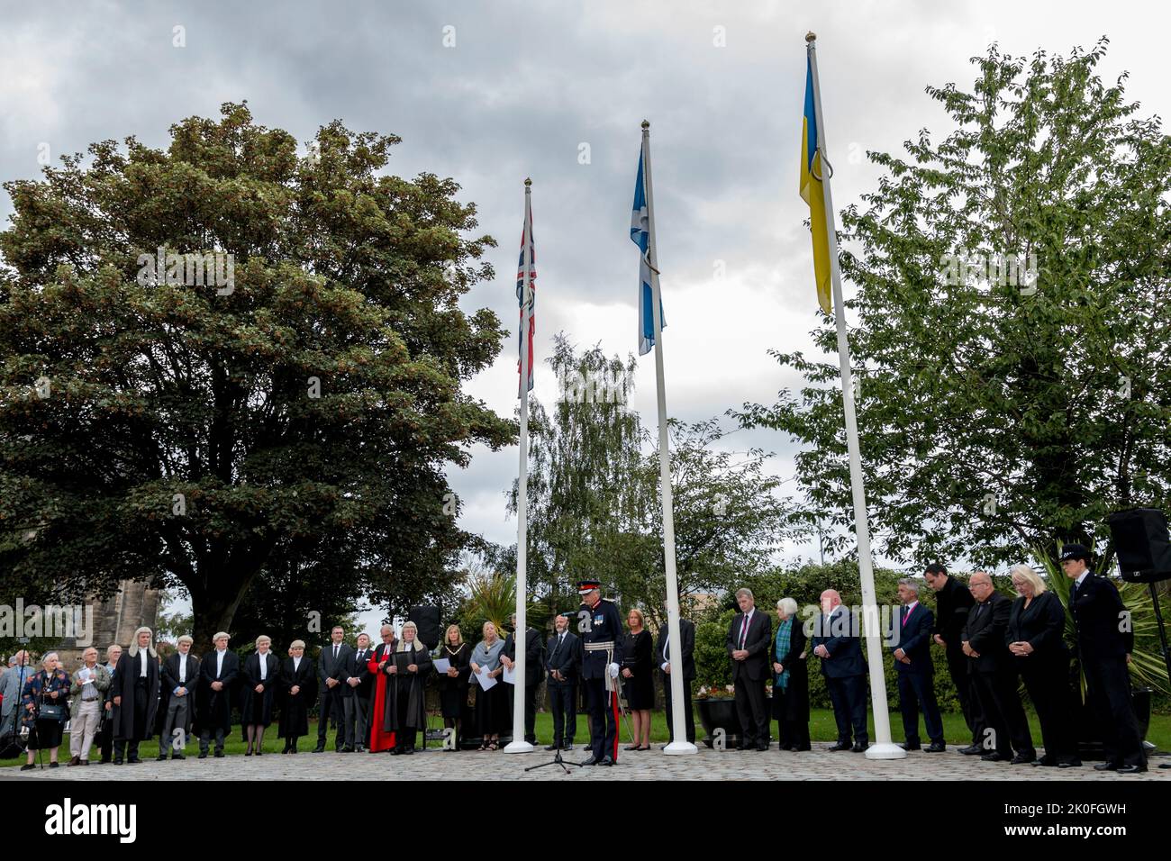 King Charles III Proclamation Ceremony Renfrewshire House Paisley Sept ...
