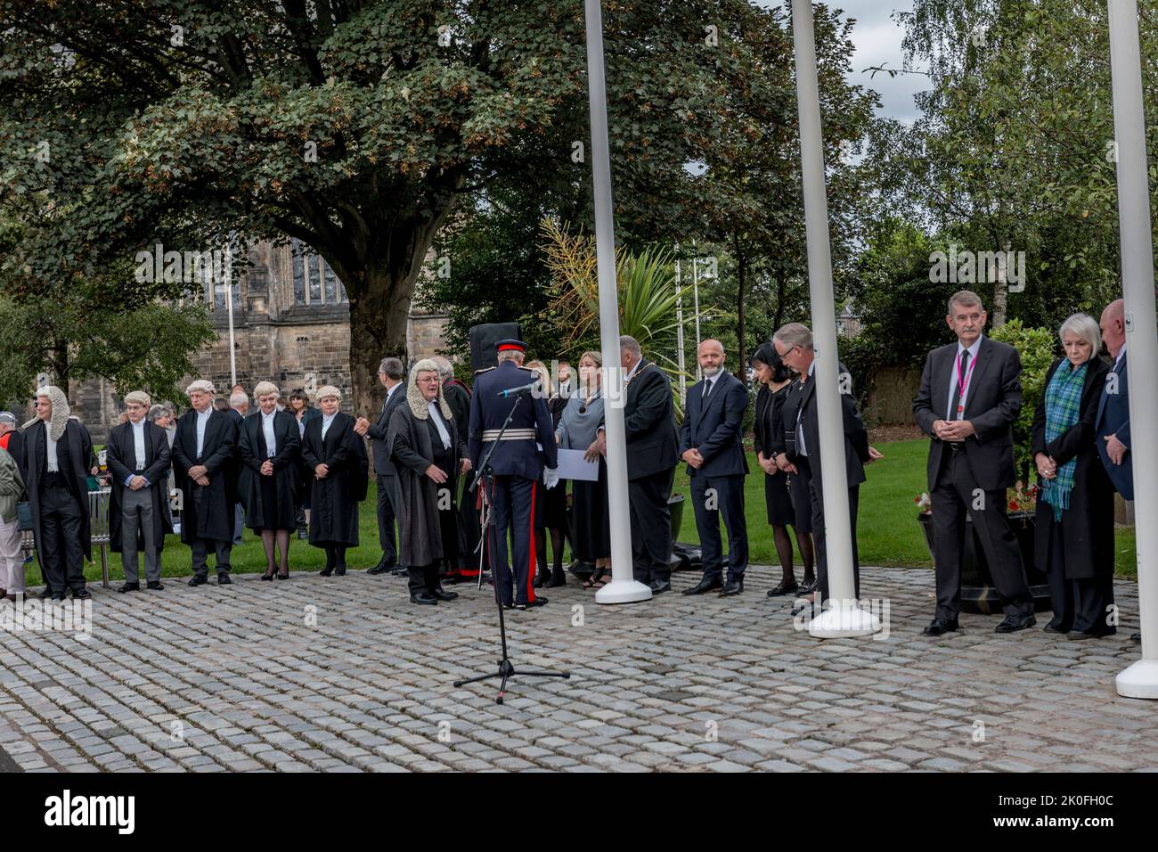 King Charles III Proclamation Ceremony Renfrewshire House Paisley Sept ...