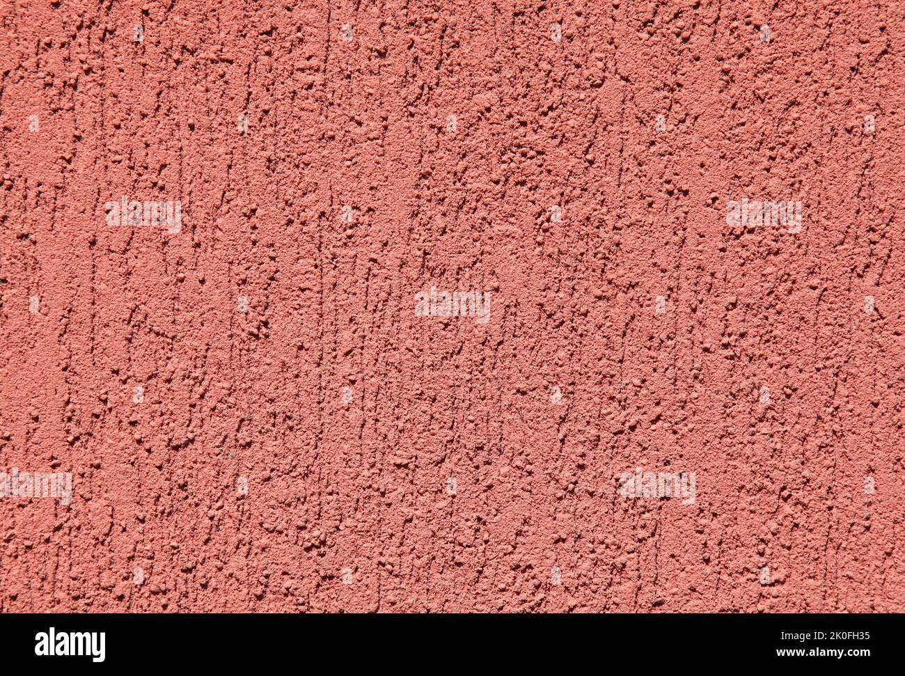 Red wall, texture, background. Plastered building wall. Rough, textured ...