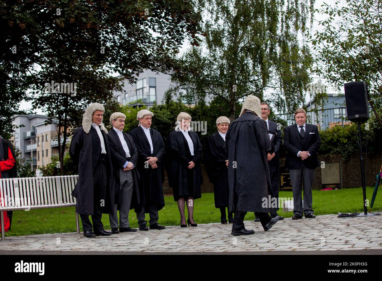 King Charles III Proclamation Ceremony Renfrewshire House Paisley Sept ...