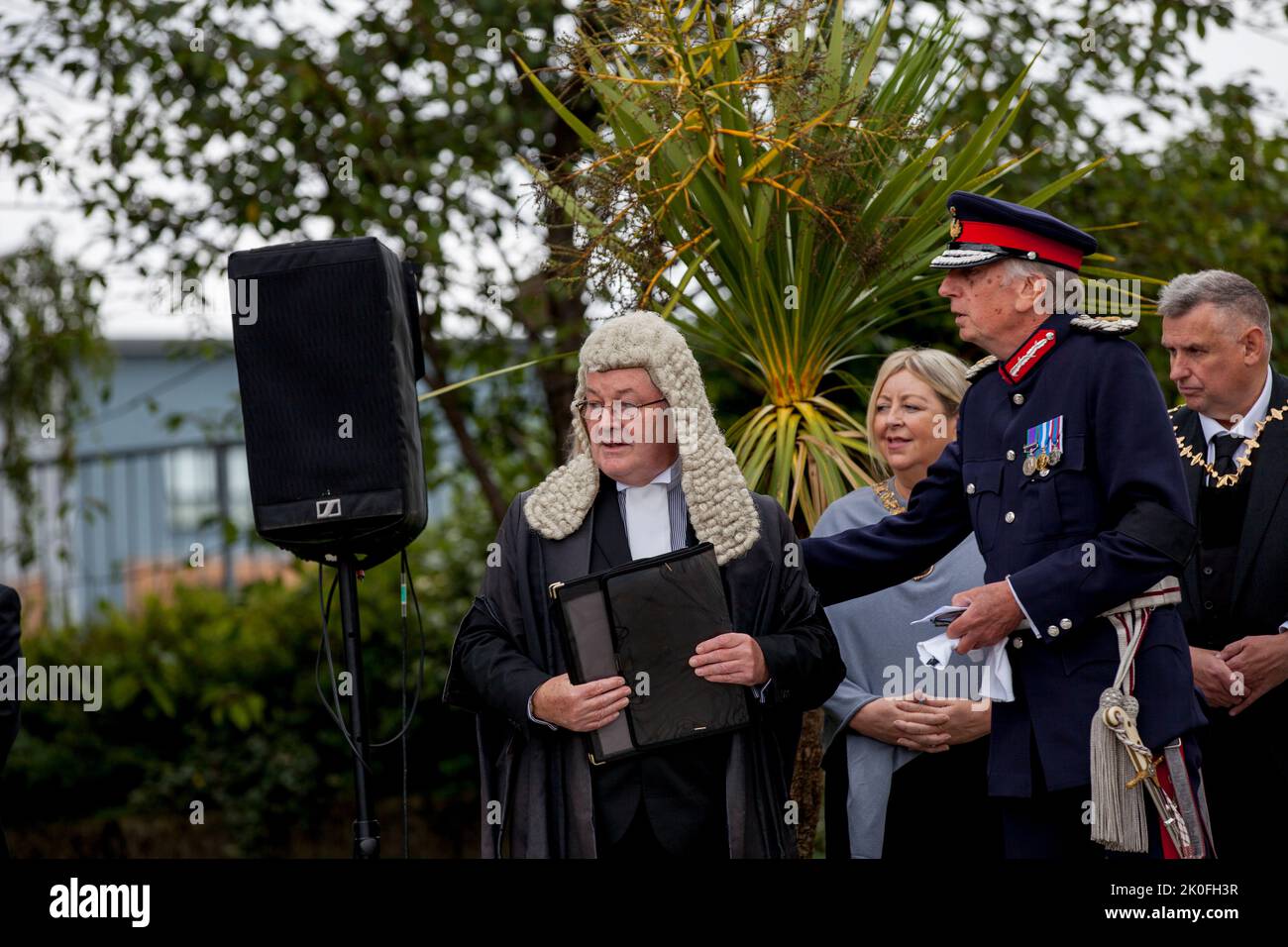 King Charles III Proclamation Ceremony Renfrewshire House Paisley Sept ...
