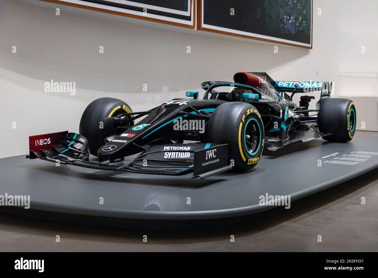 BILBAO, SPAIN-SEPTEMBER 10, 2022: 2020 Mercedes-AMG F1 W11 EQ ...