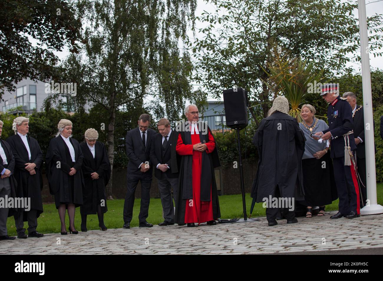 King Charles III Proclamation Ceremony Renfrewshire House Paisley Sept ...