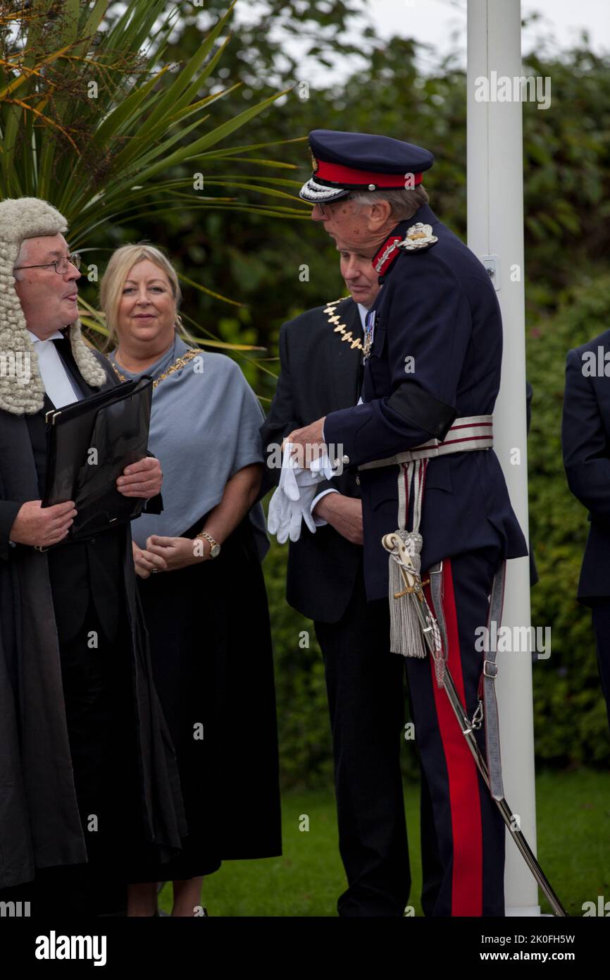 King Charles III Proclamation Ceremony Renfrewshire House Paisley Sept ...
