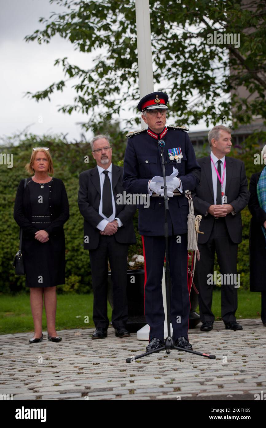King Charles III Proclamation Ceremony Renfrewshire House Paisley Sept ...
