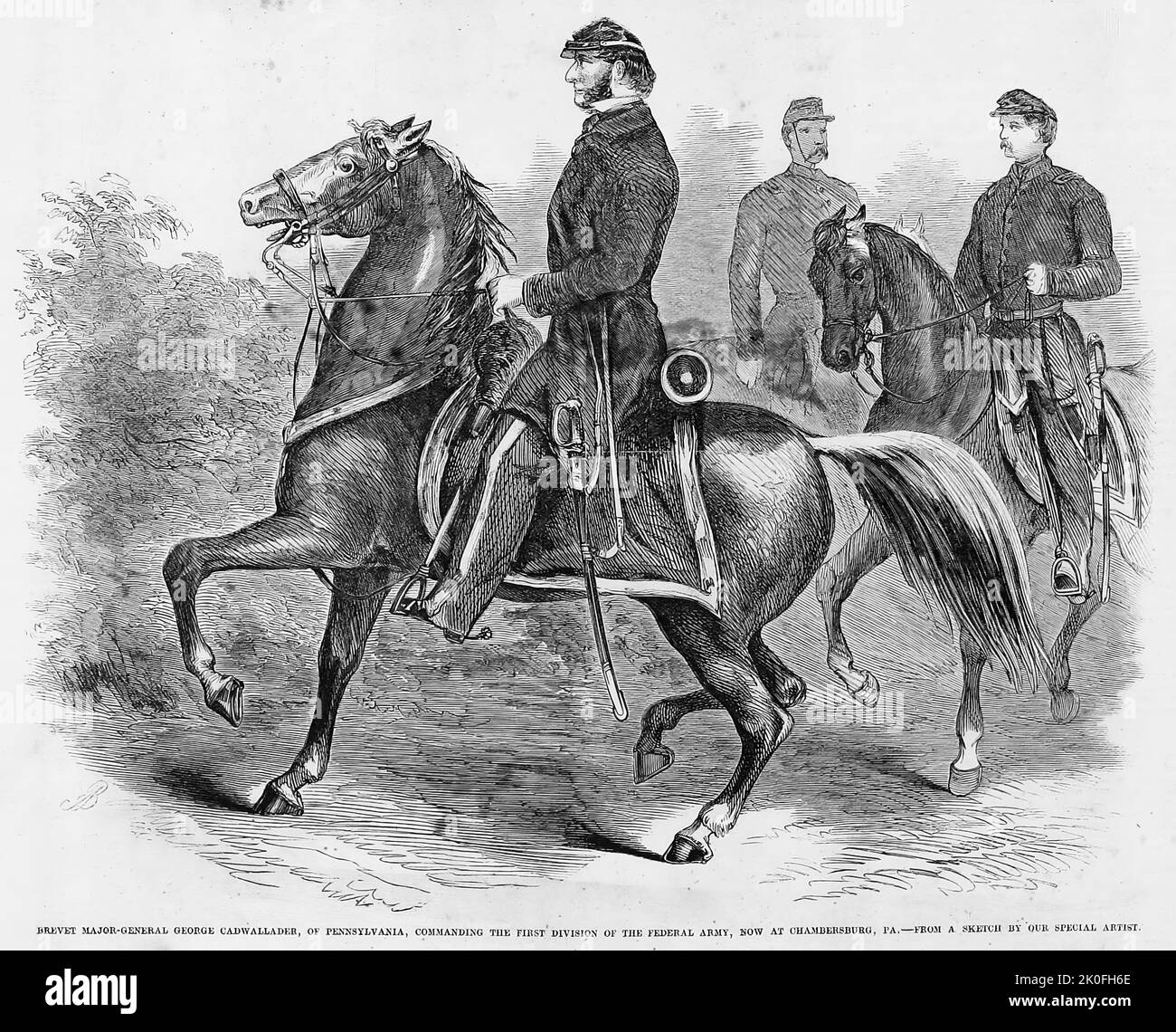 Brevet Major General George Cadwalader, of Pennsylvania, commanding the ...