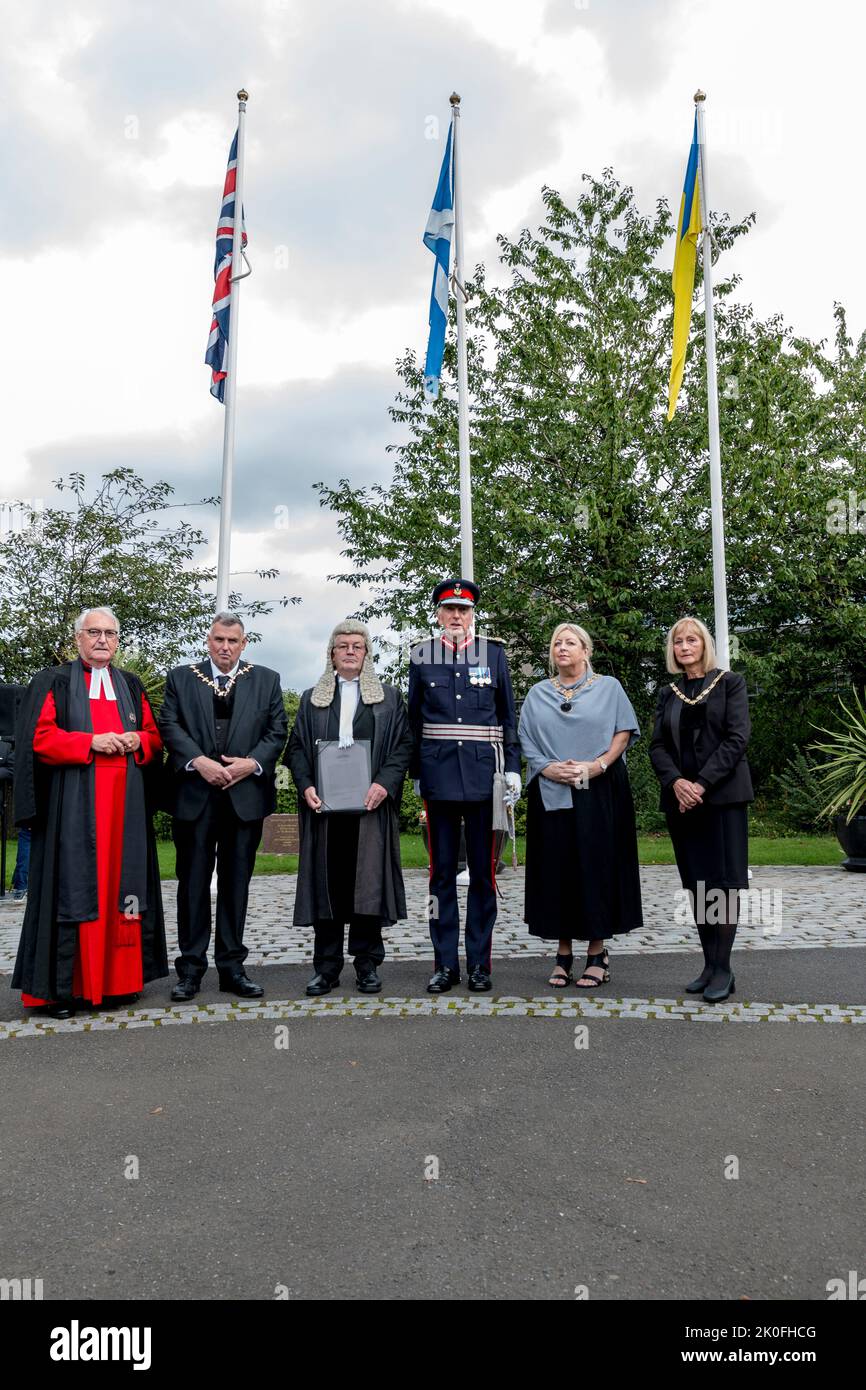 King Charles III Proclamation Ceremony Renfrewshire House Paisley Sept ...