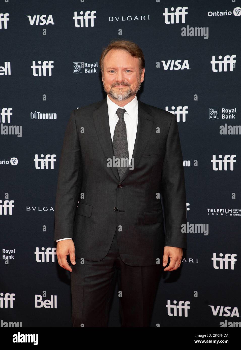 Rian Johnson attends the "Glass Onion: A Knives Out Mystery" Premiere ...