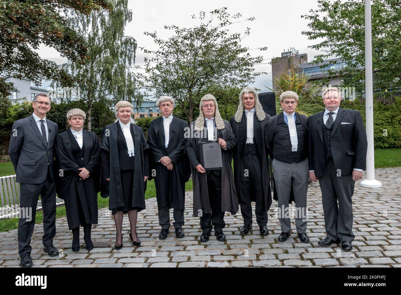 King Charles III Proclamation Ceremony Renfrewshire House Paisley Sept ...