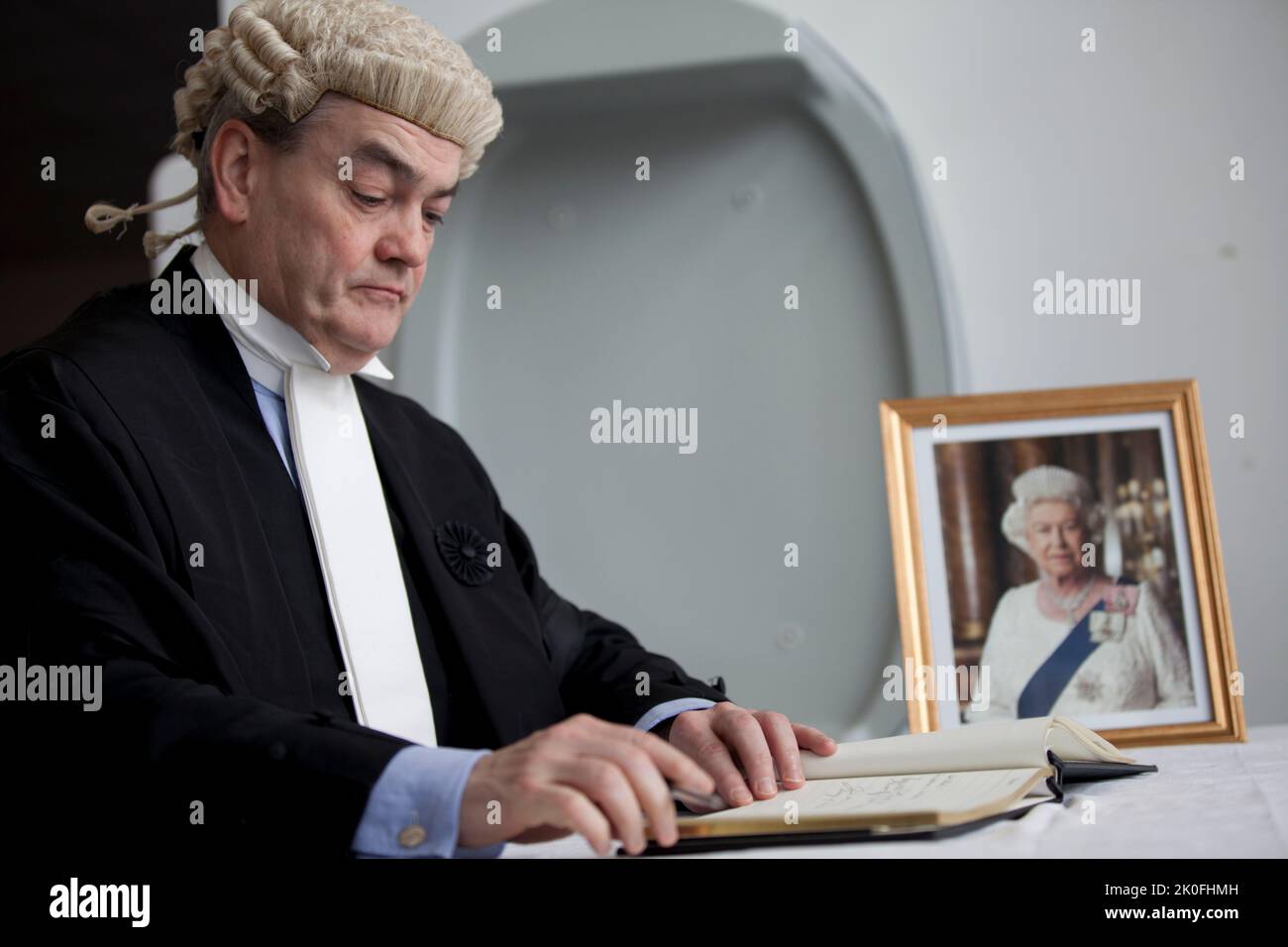 King Charles III Proclamation Ceremony Renfrewshire House Paisley Sept ...