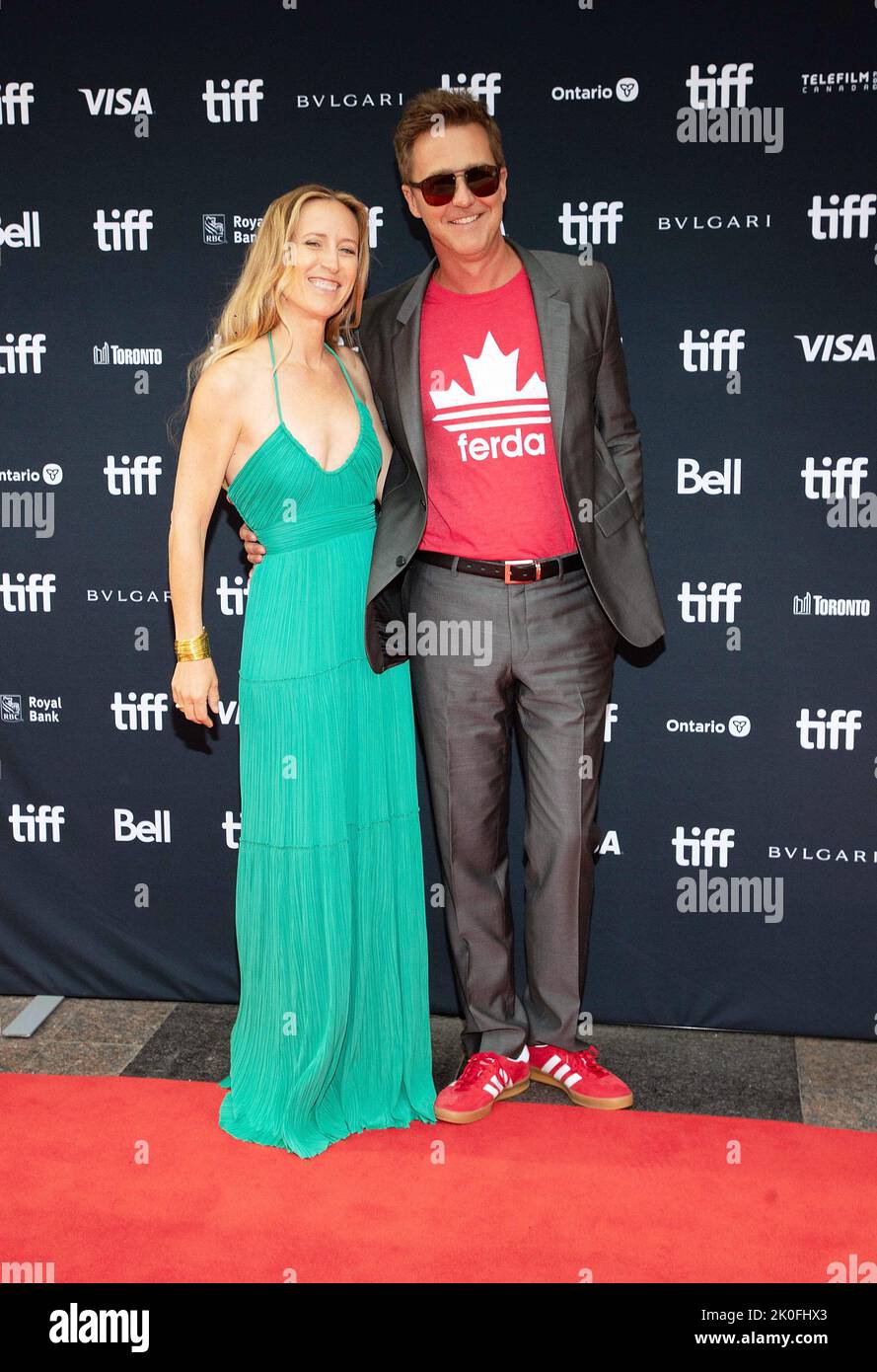 Edward Norton And Shauna Robertson 2022