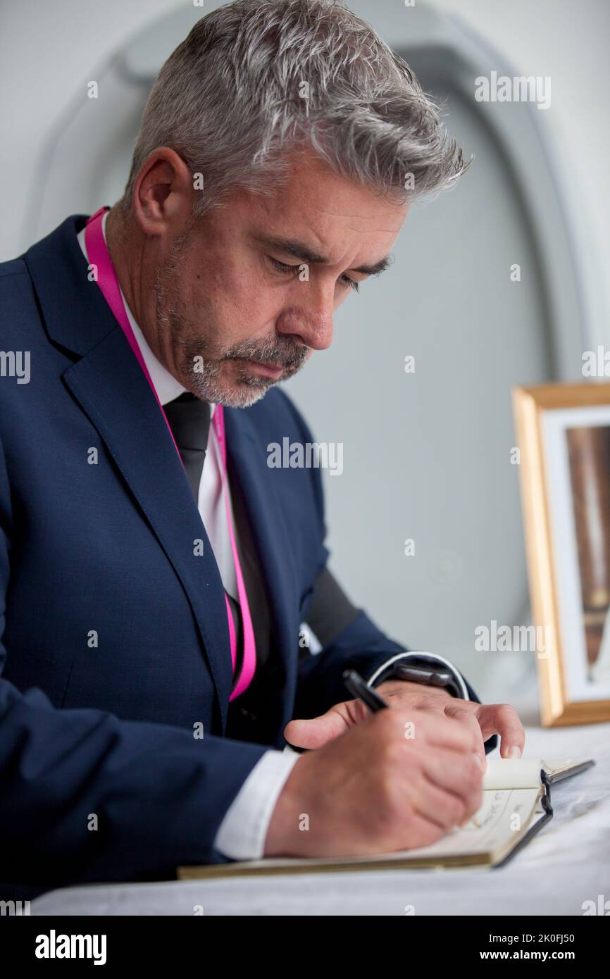 King Charles III Proclamation Ceremony Renfrewshire House Paisley Sept ...
