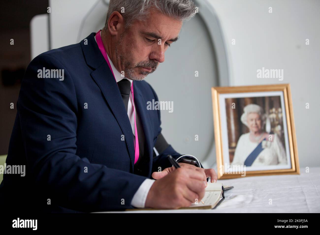 King Charles III Proclamation Ceremony Renfrewshire House Paisley Sept ...