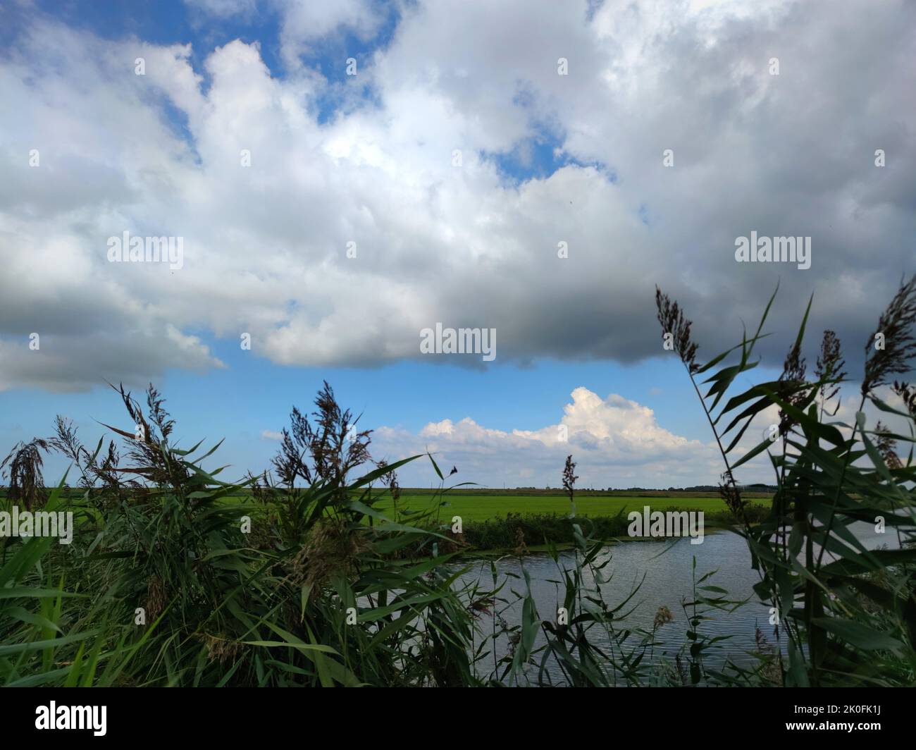 Dutch skies on a cool summer day Stock Photo - Alamy