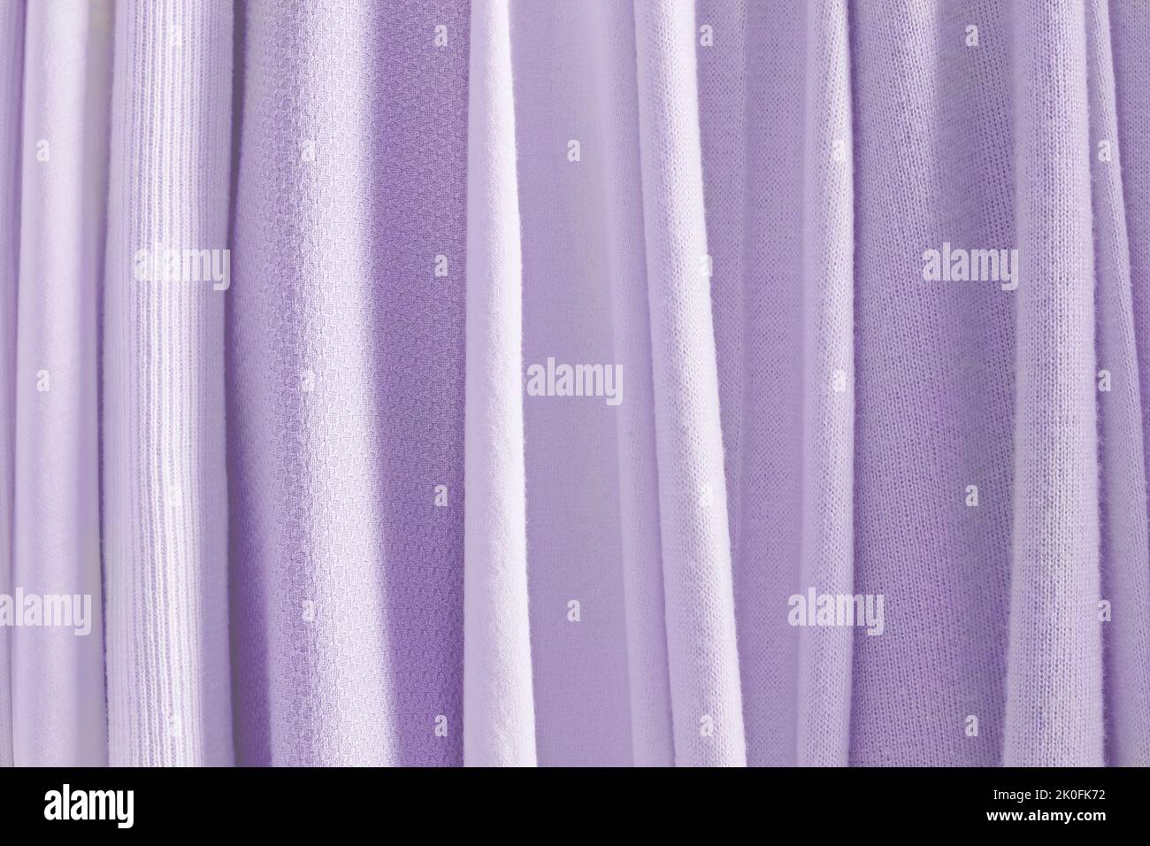 Digital Lavender Color of the Year 2023. Photo of soft fabric in ...