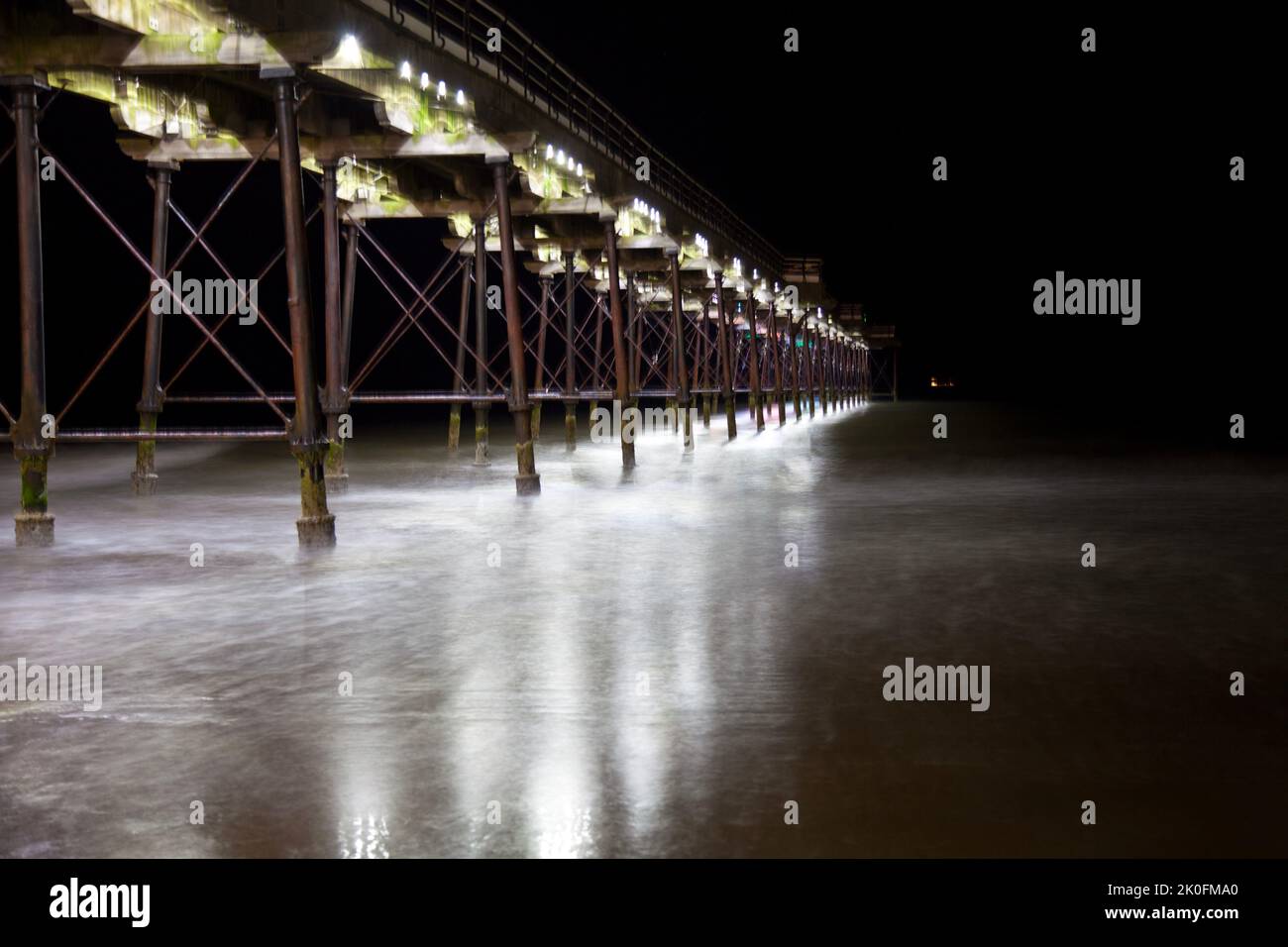 The Victorain pier at Saltburn by the Sea, North Yorkshire Stock Photo ...