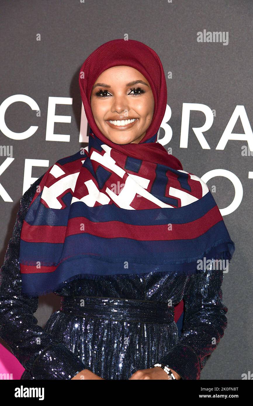 Halima Aden attends Bloomingdale's 150th Anniversary and Harper's ...