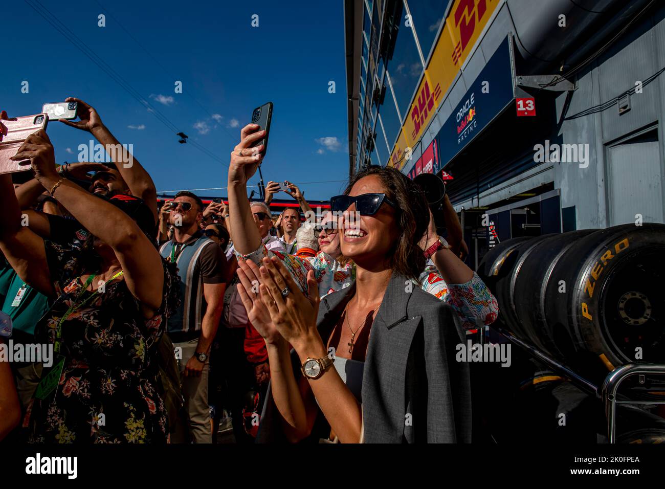 Monza, Italy, 11th Sep 2022, Carmen Montero Mundt attending race day ...