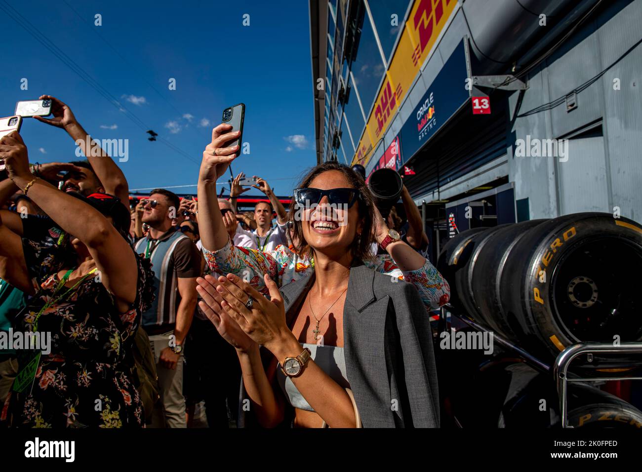 Monza, Italy, 11th Sep 2022, Carmen Montero Mundt attending race day ...