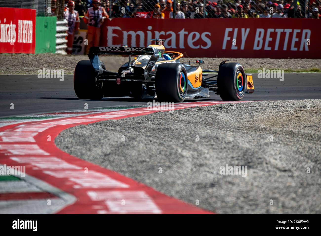Monza, Italy, 11th Sep 2022, Daniel Ricciardo, from Australia competes ...
