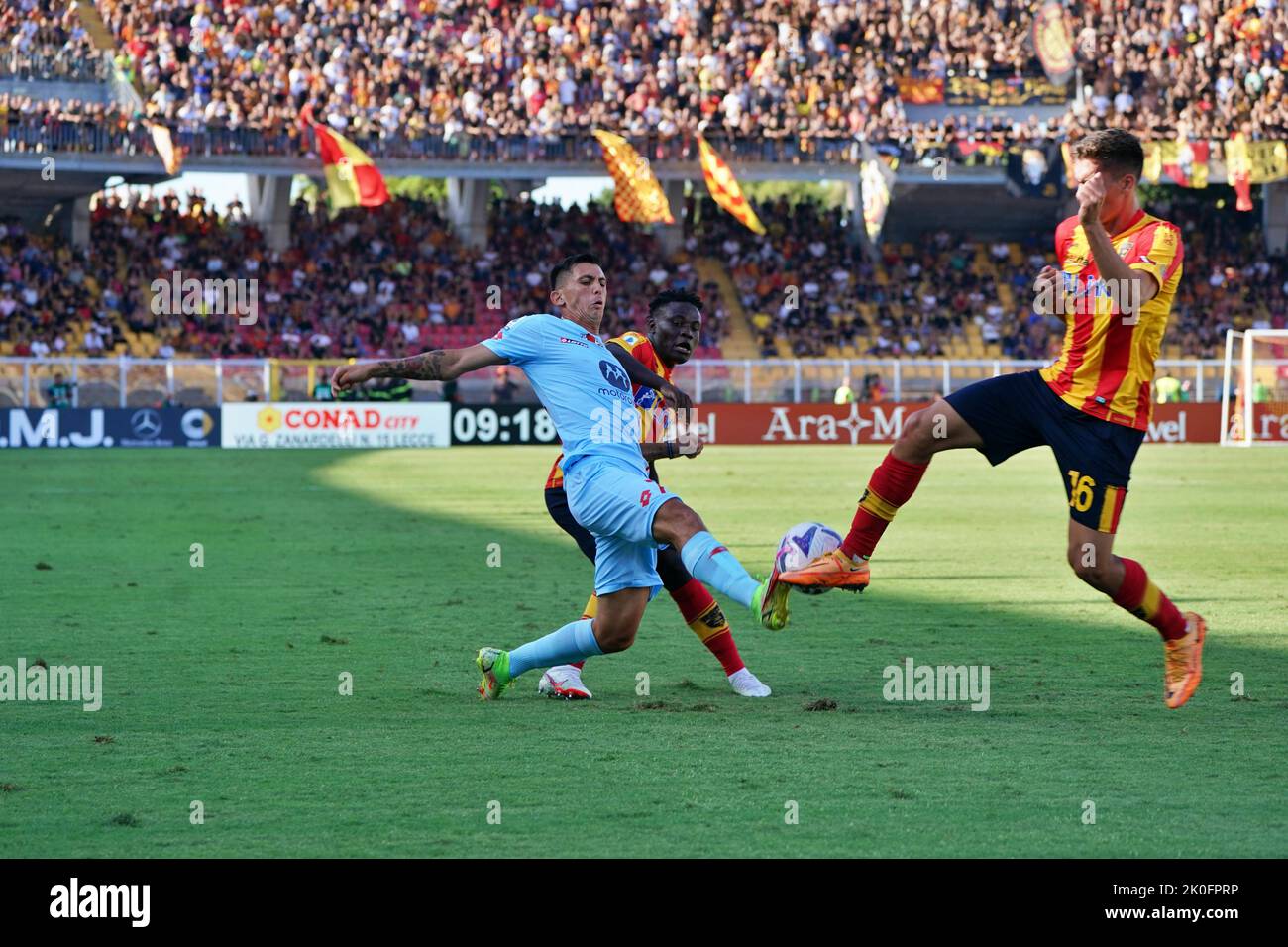Via Del Mare stadium, Lecce, Italy, September 11, 2022, Salvatore ...
