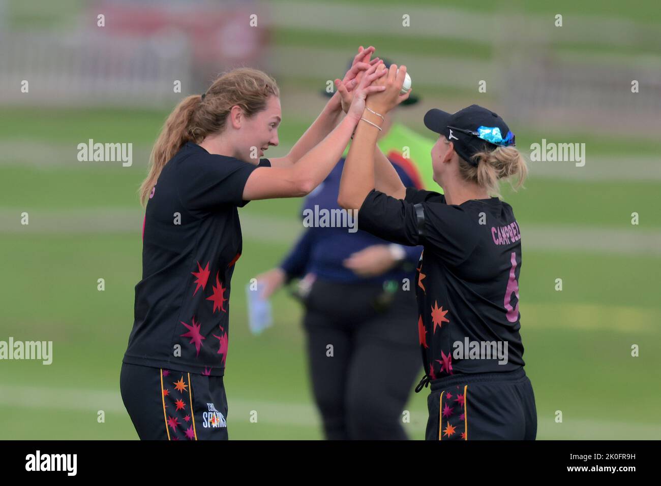 Beckenham, UK. 11 September, 2022. London,UK. Bowler Grace Potts ...